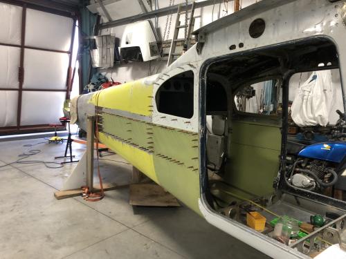 Fuselage repair – Bentley Air